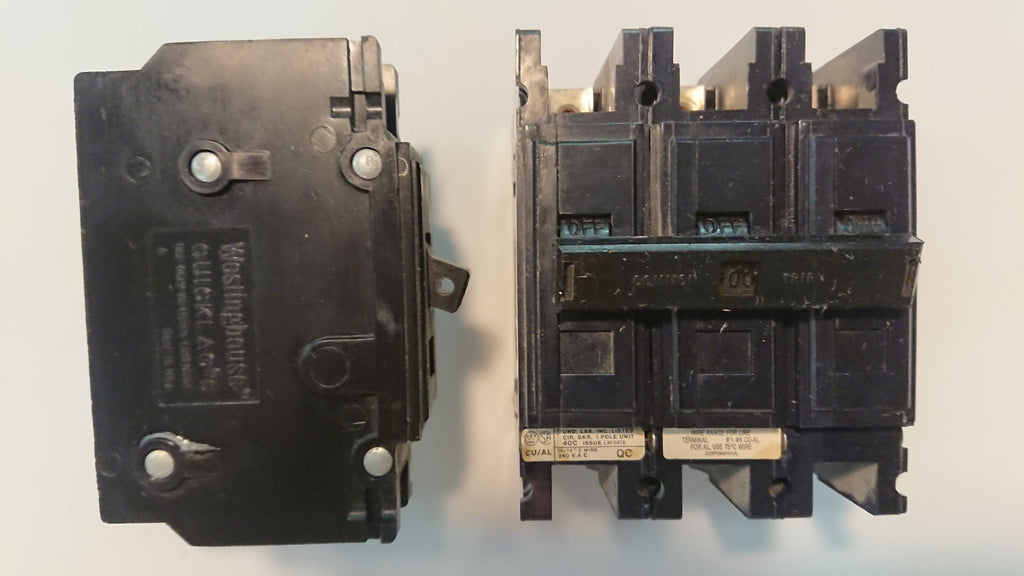 100A 3-Pole 240V Circuit Breaker - Westinghouse - (QC 3100) — Metro Systems