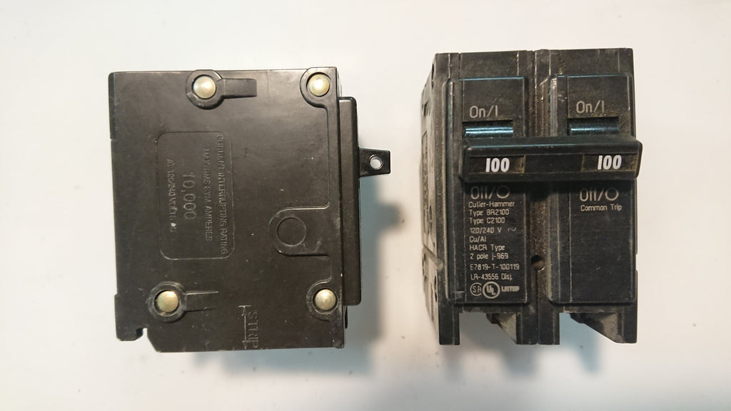 100A 2-Pole 240V Circuit Breaker - Westinghouse - (BR 2100) — Metro Systems