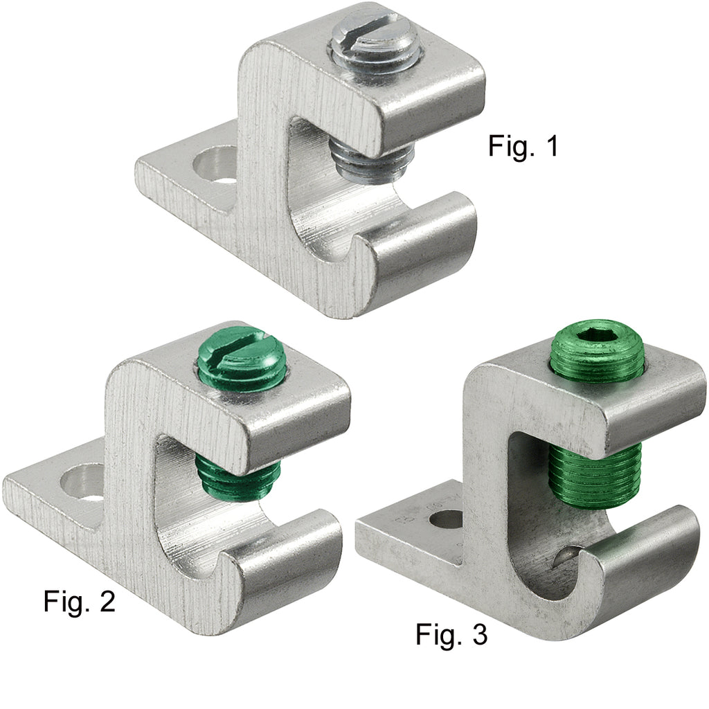 Dual Rated Lay-In Ground Lug 1/4" hole - GBL-4DBT-14 — Metro Systems