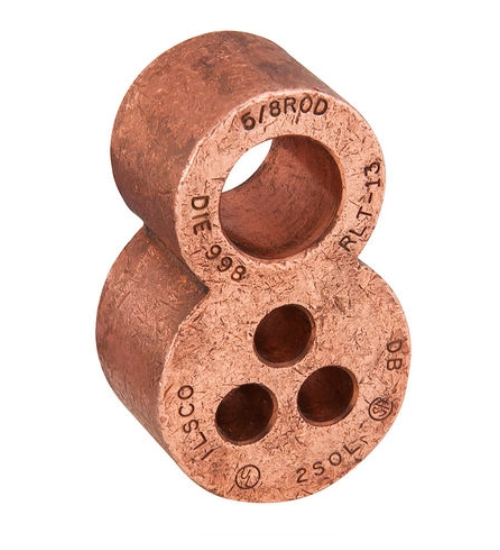 Ground Rod Tap Connector 2 Sol 5/8" Rod - RLT-13 — Metro Systems