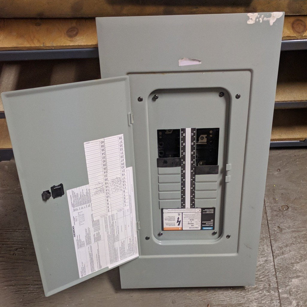 120/240v 100A Panel - Siemens - (EQ418100) — Metro Systems