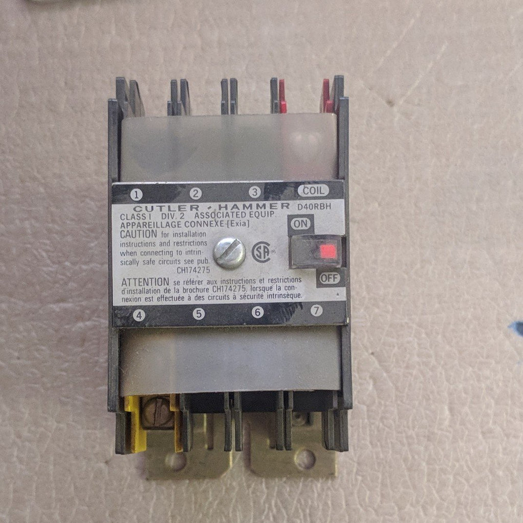 Relay - 120V - Eaton/Cutler Hammer - (D40RBH) — Metro Systems