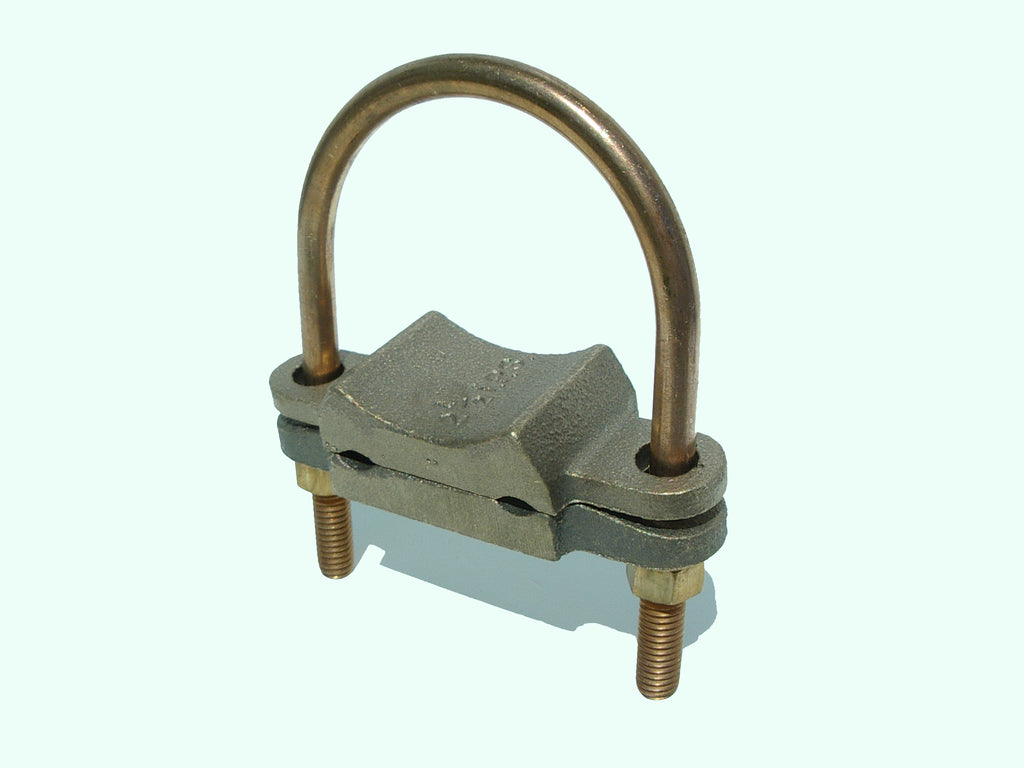Bronze Ground Clamp 2 Cable to Pipe - GU-4 — Metro Systems